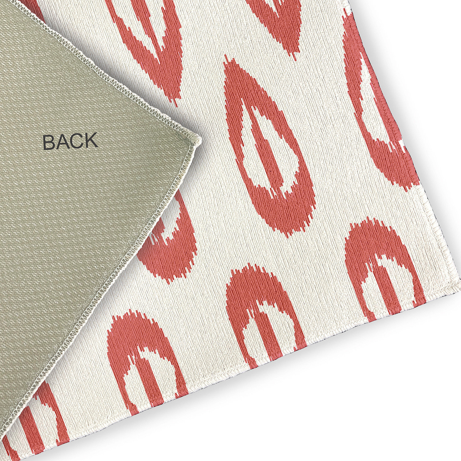 2' x 3' Ikat Tears Chenille Indoor/Outdoor Rug, 5'x7' - Mediterranean ...