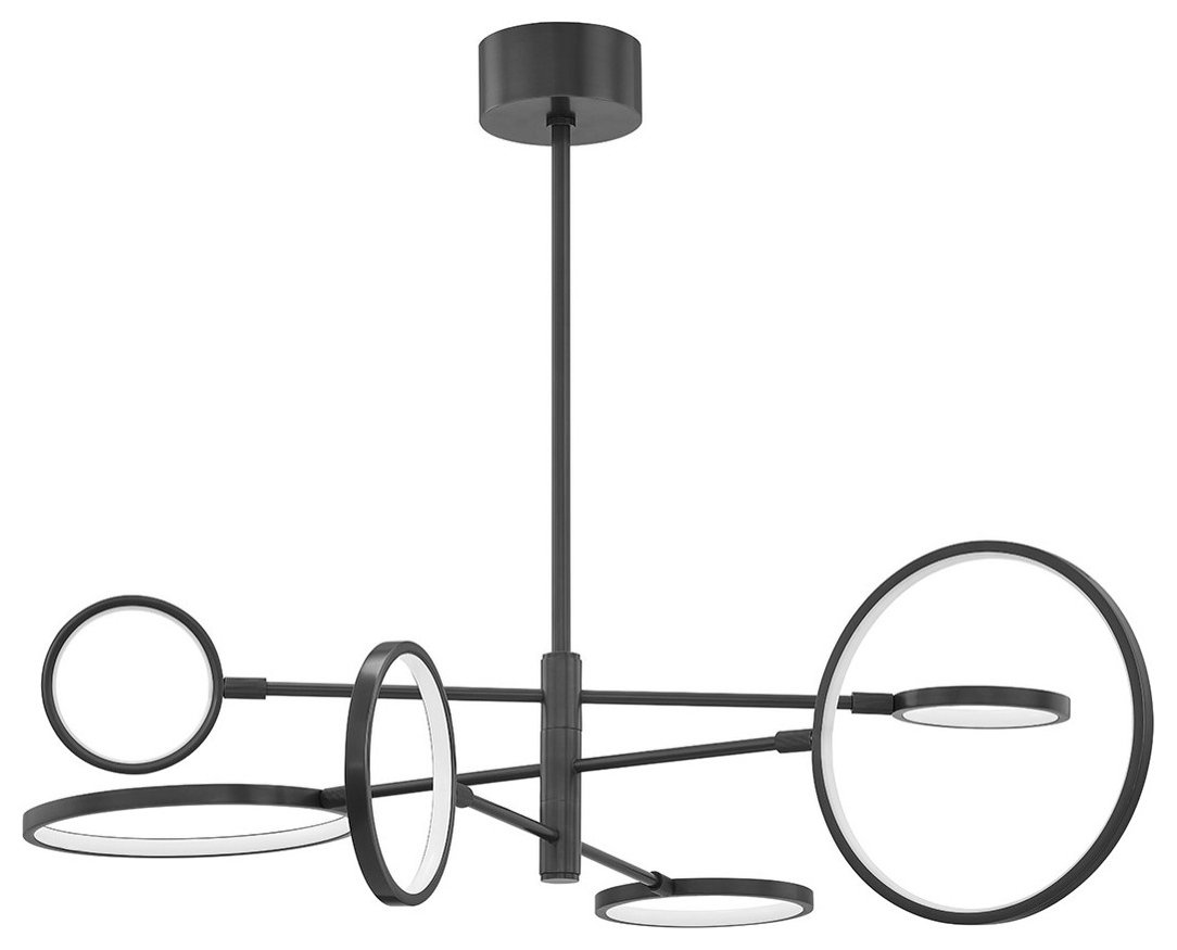 Saturn LED Chandelier - Modern - Chandeliers - by LAMPS EXPO | Houzz