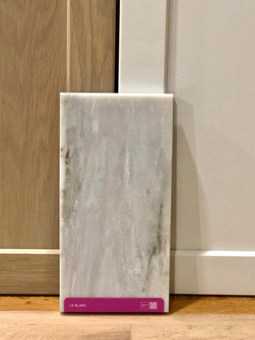 Hanstone Le Blanc Quartz Counters / backsplash options