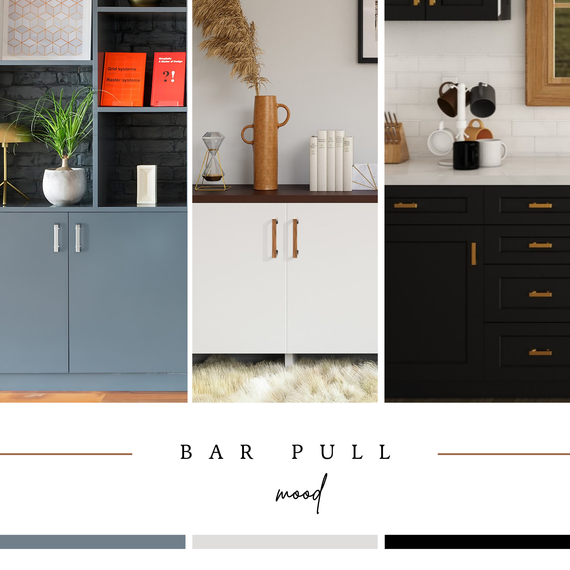 5 Inch Modern Square Cabinet Handles - Transitional - Cabinet And ...