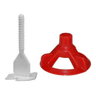 Tile Leveling System, Spin Doctor Tile Leveling Kit: 100 Caps, 250 Base ...