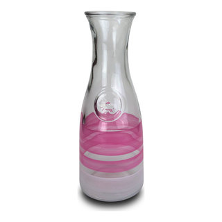 Retro Stripe Pink Carafe - Contemporary - Carafes - Other - by Golden ...