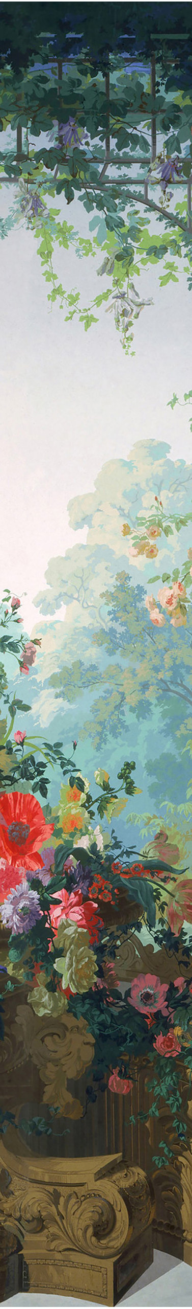 Garden Of Armida 4, Giclee Reproduction Artwork, 10x68 - Traditional ...