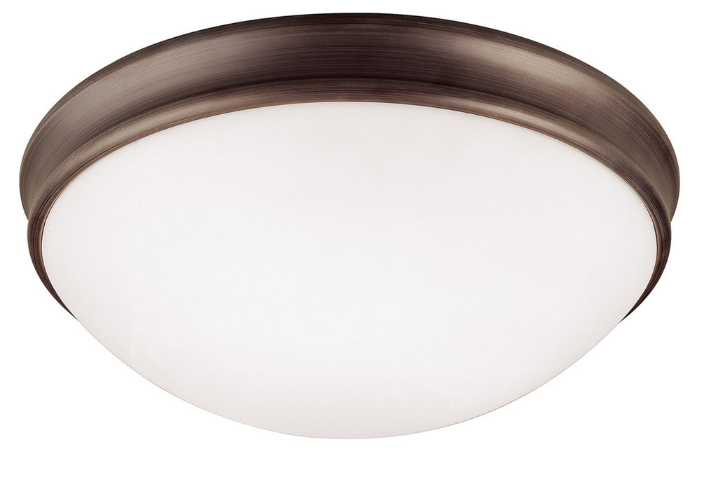 Capital Ceiling 2-Light Ceiling Fixture, Oil Rubbed Bronze - Transitional - Flush-mount Ceiling ...
