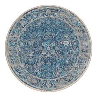 Dalyn MB2 Navy Area Rug, Round 10' x 10' - Contemporary - Outdoor Rugs ...