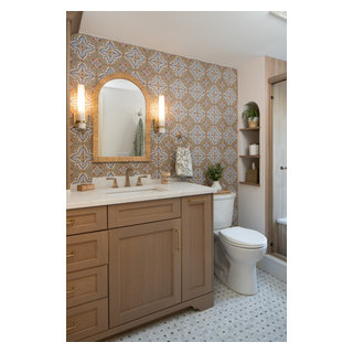 Boho Bathroom - Transitional - Bathroom - Minneapolis - by Tricia ...