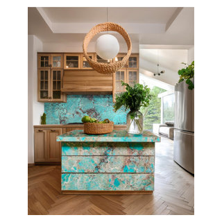 Amazonite Quartzite - Kitchen - New York - by Ultra Stones | Houzz