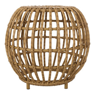 Whitetail Wicker Side Table - Tropical - Side Tables And End Tables ...