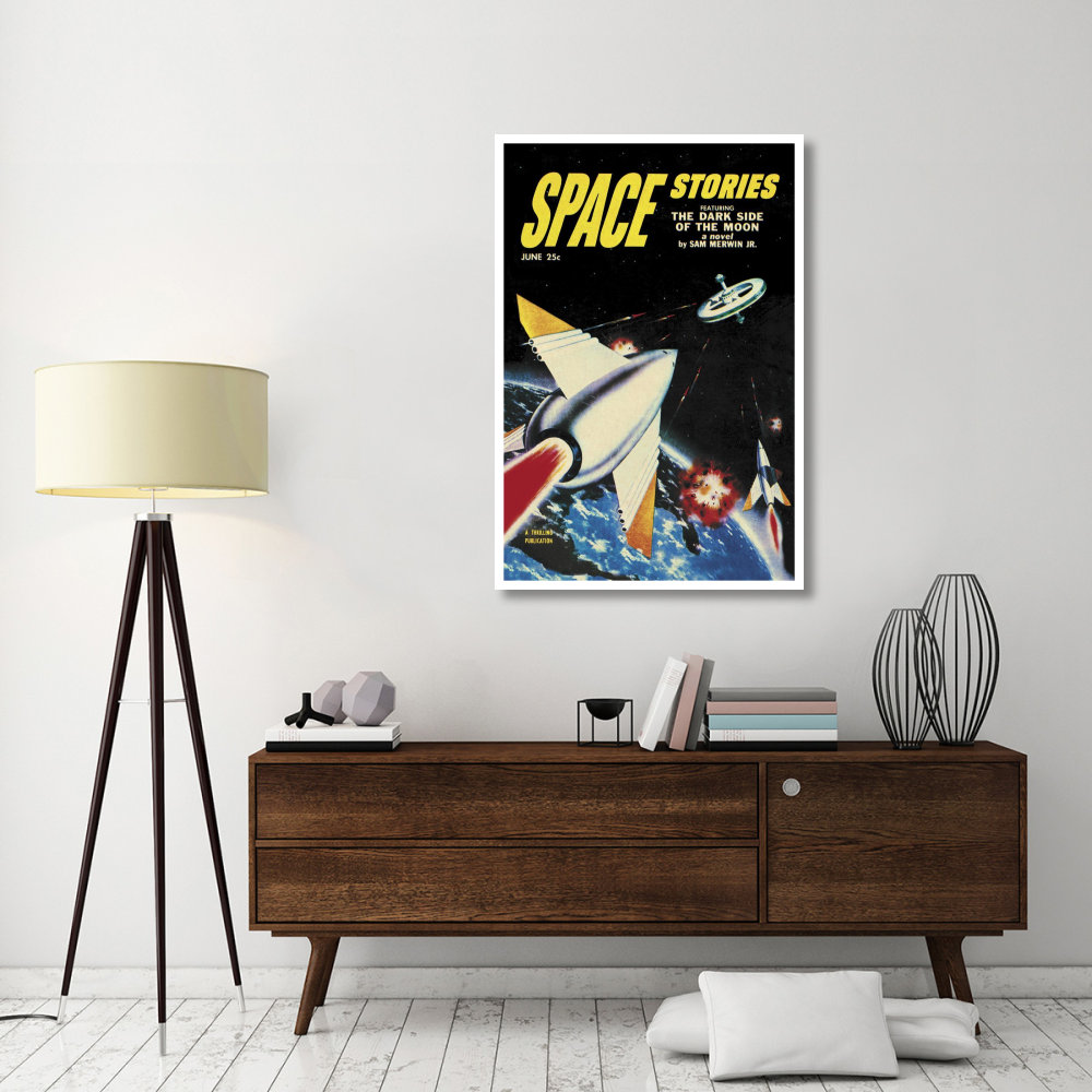 "Space Stories: Assault on Space Lab" Paper Print by Retrosci-fi, 14 ...