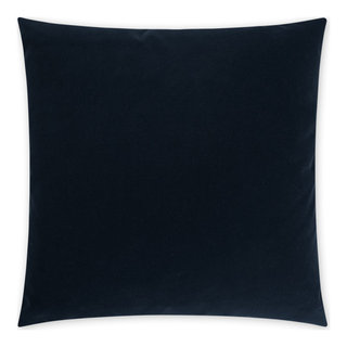 Outdoor Sundance Pillow - Navy, 22" x 22" - Transitional - Outdoor ...