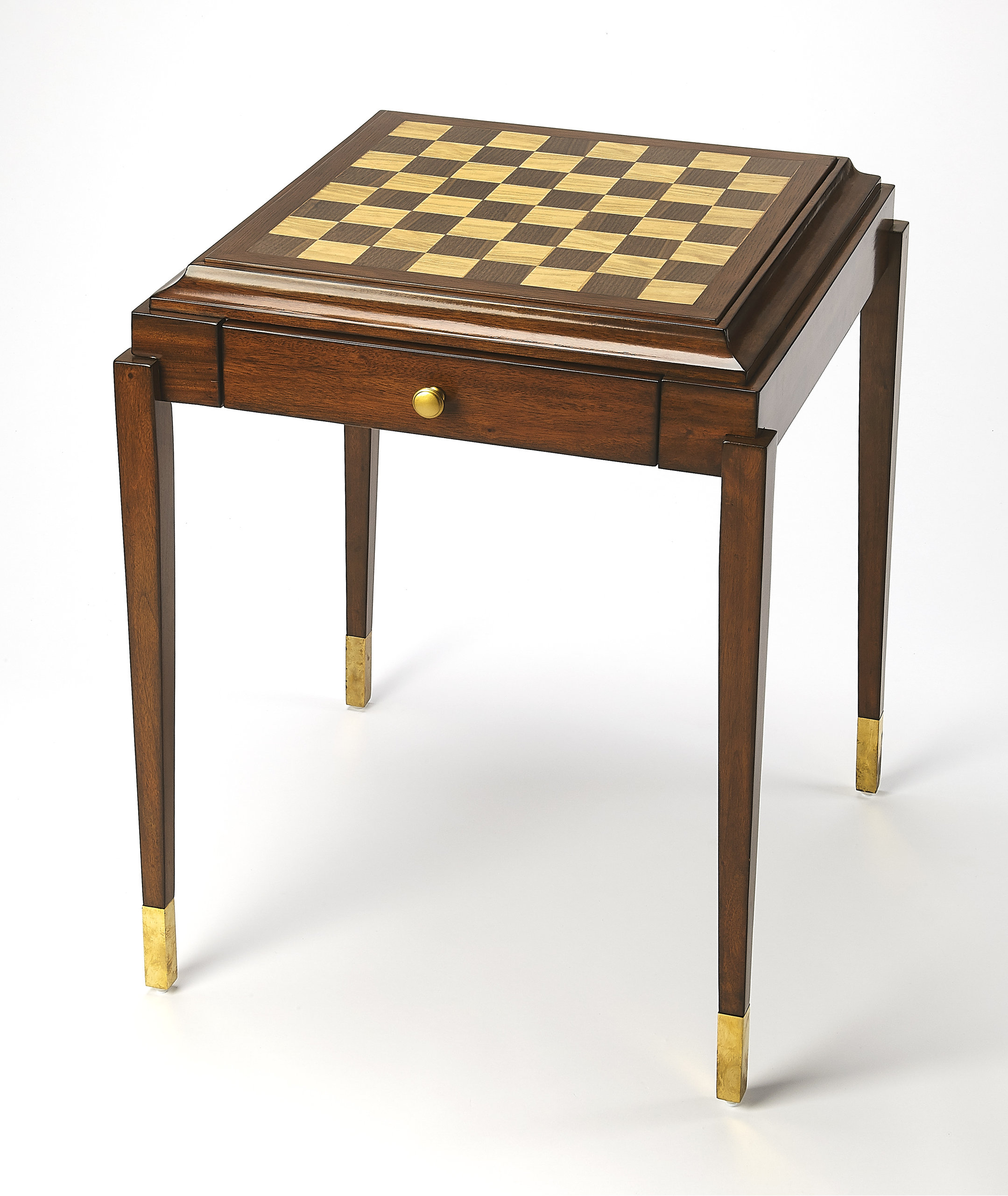 Butler Adrian Antique Cherry Game Table - Transitional - Game Tables ...
