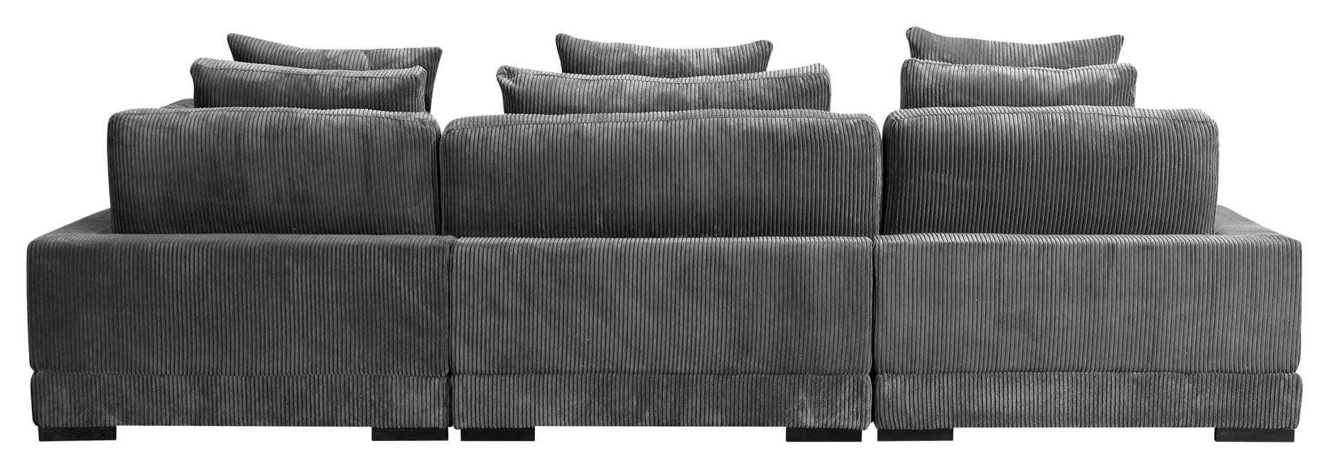 Tumble Classic L Modular Sectional Charcoal - Transitional - Sectional ...