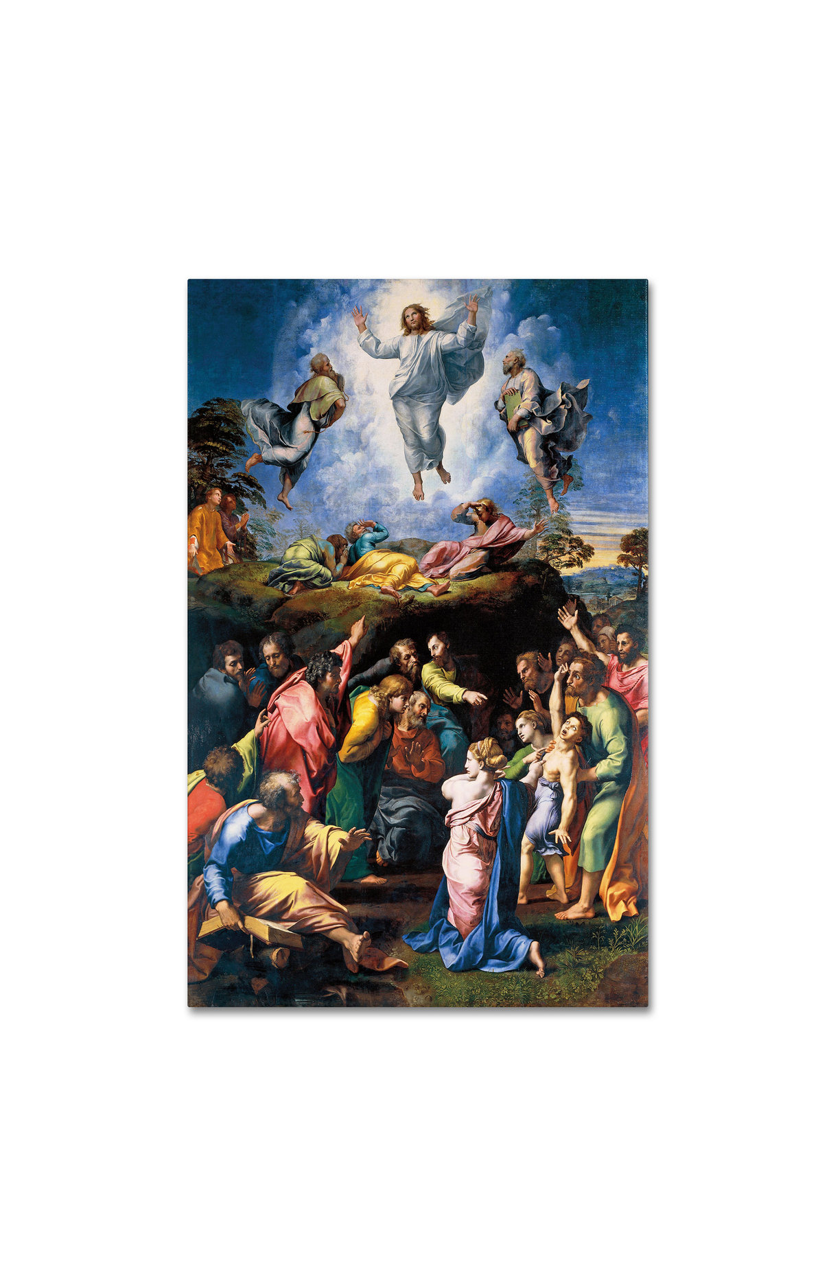 'The Transfiguration, 1519-20' Canvas Art by Raphael, 30" x 47" - Traditional - Prints And ...