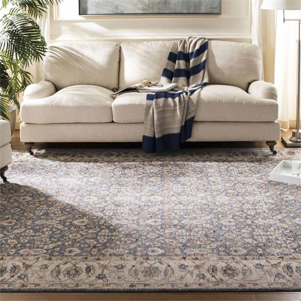 Safavieh Heirloom 4' x 6' Rug in Ivory and Blue, 4' x 6' - Traditional ...