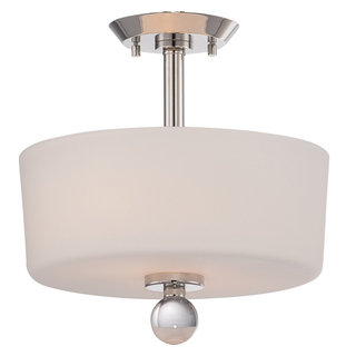 Nuvo Lighting 60/5497 Connie 2 Light 13"W Semi-Flush Ceiling ...