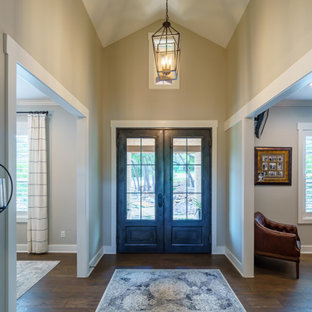 75 Beautiful Contemporary Vaulted Ceiling Entryway Pictures & Ideas ...