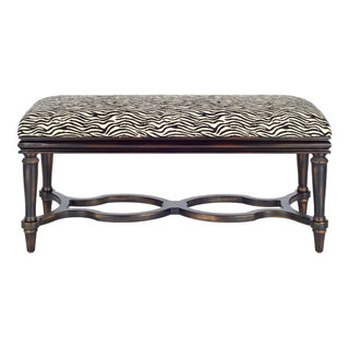 Garret Bench - Traditional - Upholstered Benches - by HedgeApple | Houzz