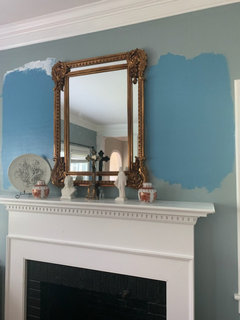 Traditional blue paint color for historic living room quandary