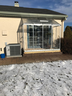 Sunroom interior wall options