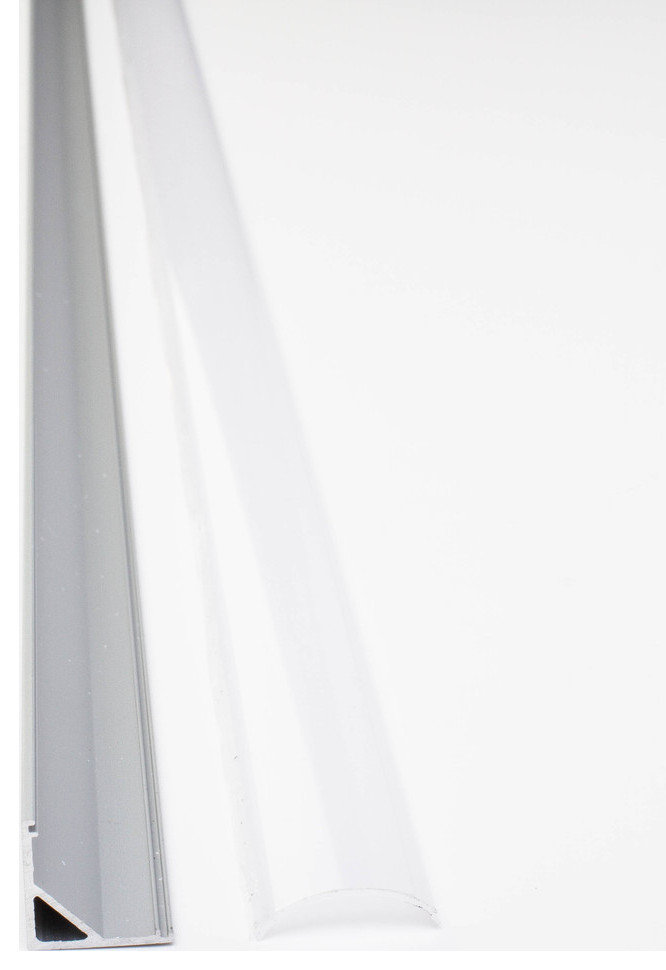 5pk V Shape ALUMINUM CHANNEL FOR LED STRIP LIGHT FIT 6MM, 8mm & 10MM ...