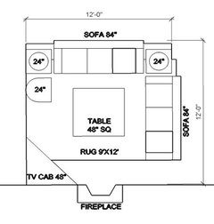 Can i fit dinning table and sofa, coffee table in 12x12 room
