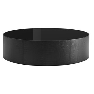 Berkeley Coffee Table, Black Glass - Contemporary - Coffee Tables - by ...