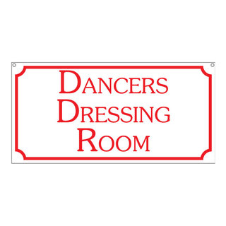 Dancers Dressing Room, Aluminum Bar Strip Club Man Cave Sign, 6"x12 ...