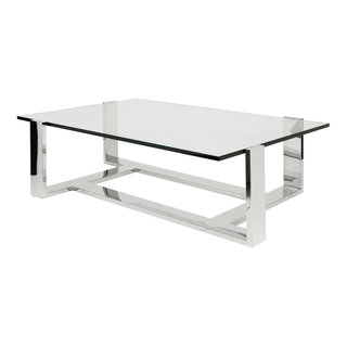Flynn Silver Metal Coffee Table, HGTA990 - Contemporary - Coffee Tables ...