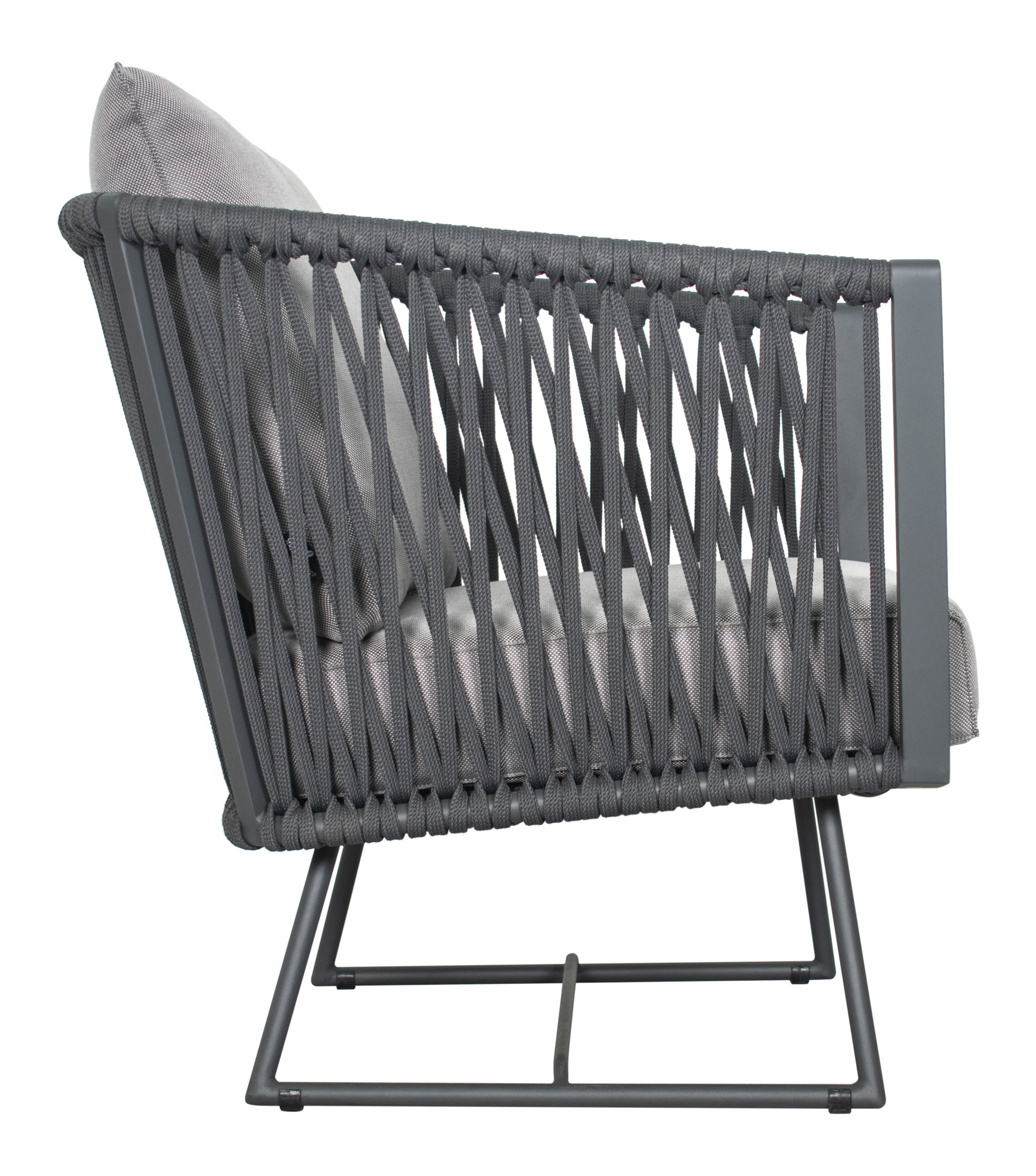 Orion Lounge Chair - Dark Pebble Outdoor Lounge Chair - Beach Style ...