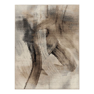 Modern Designer Rug With Artistic Pattern, 7'10"x11'2" - Contemporary ...