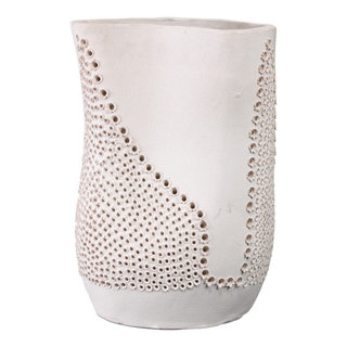 Moonrise Decorative Vase, Black - Beach Style - Vases - by Jamie Young ...
