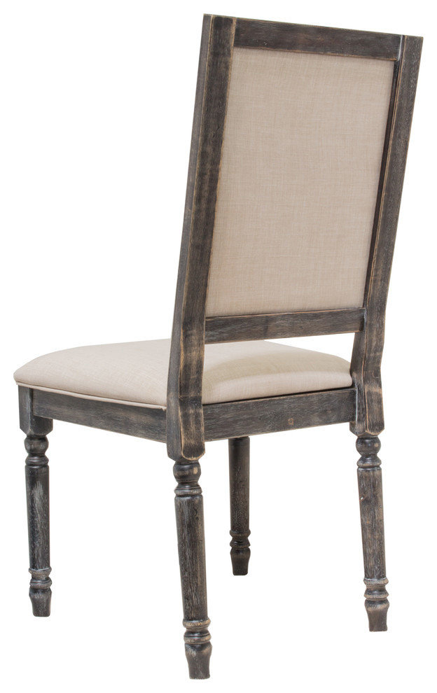Rustic Smoked Gray Dining Chairs, Set of 2 - Traditional - Dining ...