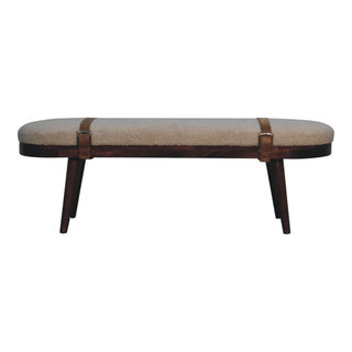 Artisan Furniture Solid Wood Nordholm Boucle Bench - Modern - Upholstered Benches - by Artisan ...