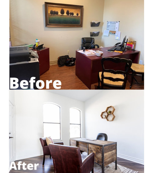Outdated Office Refresh | So. Much. Brighter.