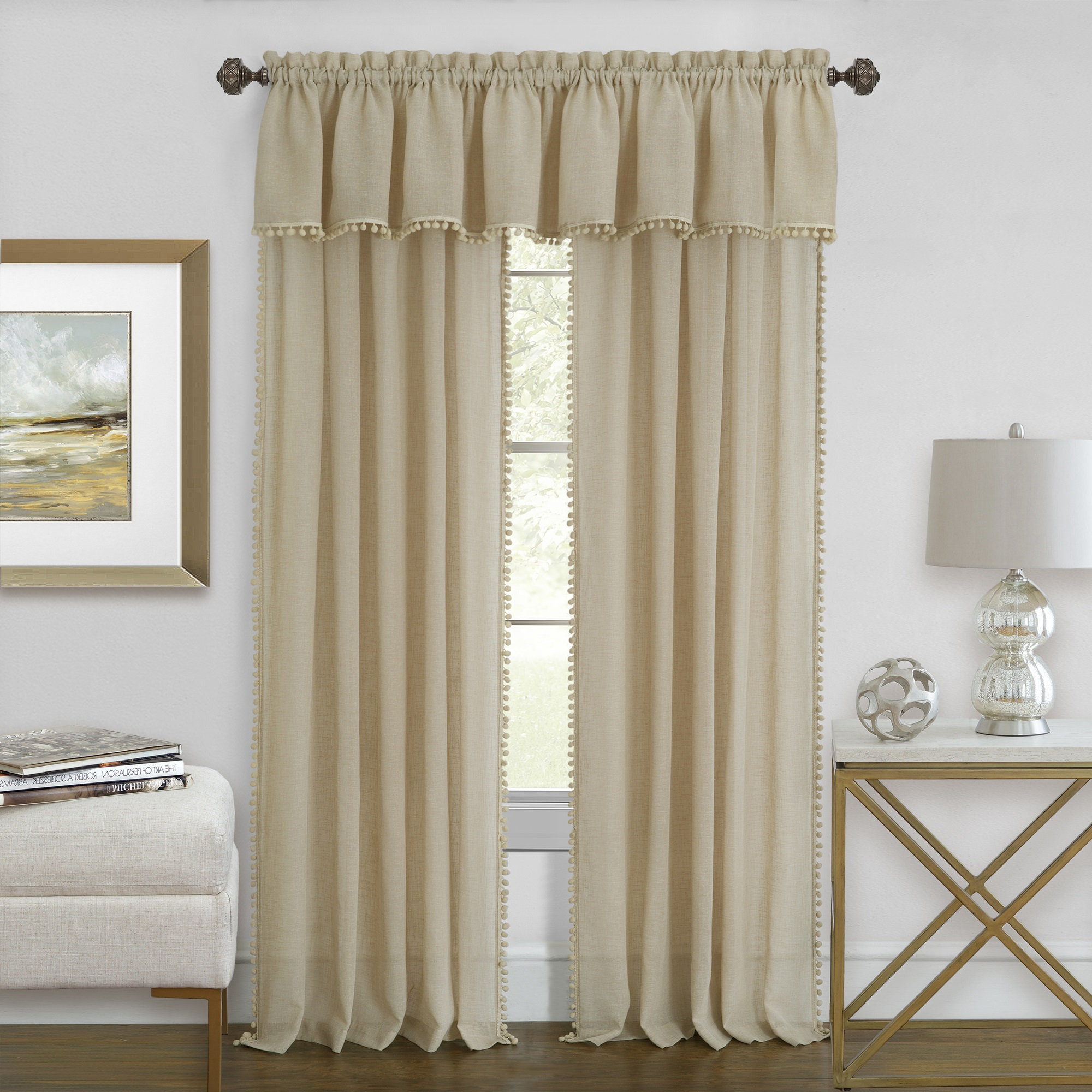 Traditional Elegance Decorative Rod & Finial Trellis 66-120", 66", 120 ...