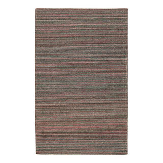 Navy Contemporary Stripe Reversible Striped flatweave Area Rug ...