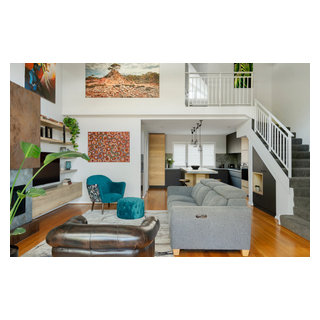 East Fremantle Renovation - Before & After Photos - Modern - Living ...