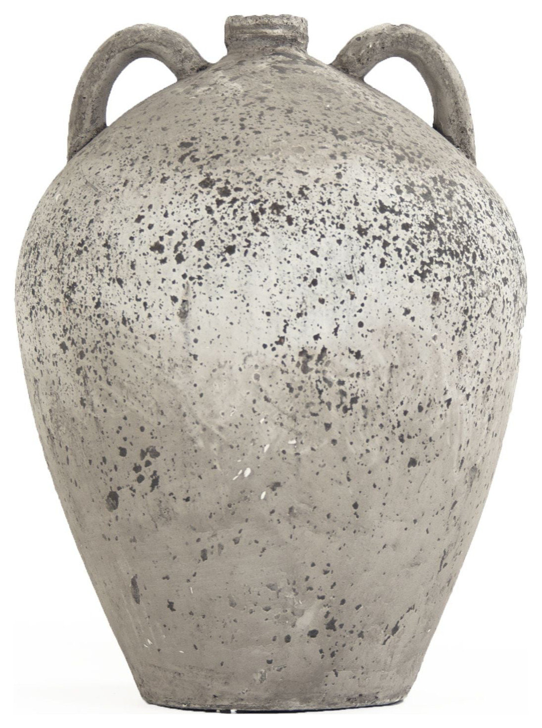 Distressed Grey Wash Vase - Farmhouse - Vases - by Hudson Home Decor ...