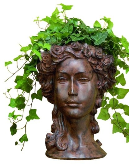 Garden Goddess Planter - Victorian - Outdoor Pots And Planters - by ...