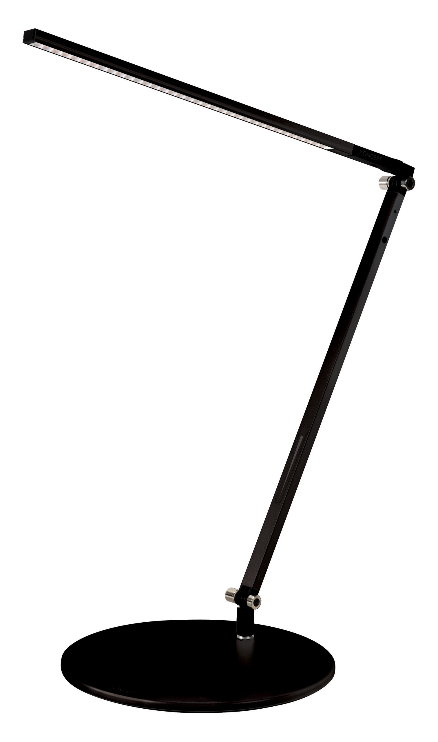 Z-Bar Solo Desk Lamp With 1-Piece Desk Clamp, Warm Light, Metallic ...