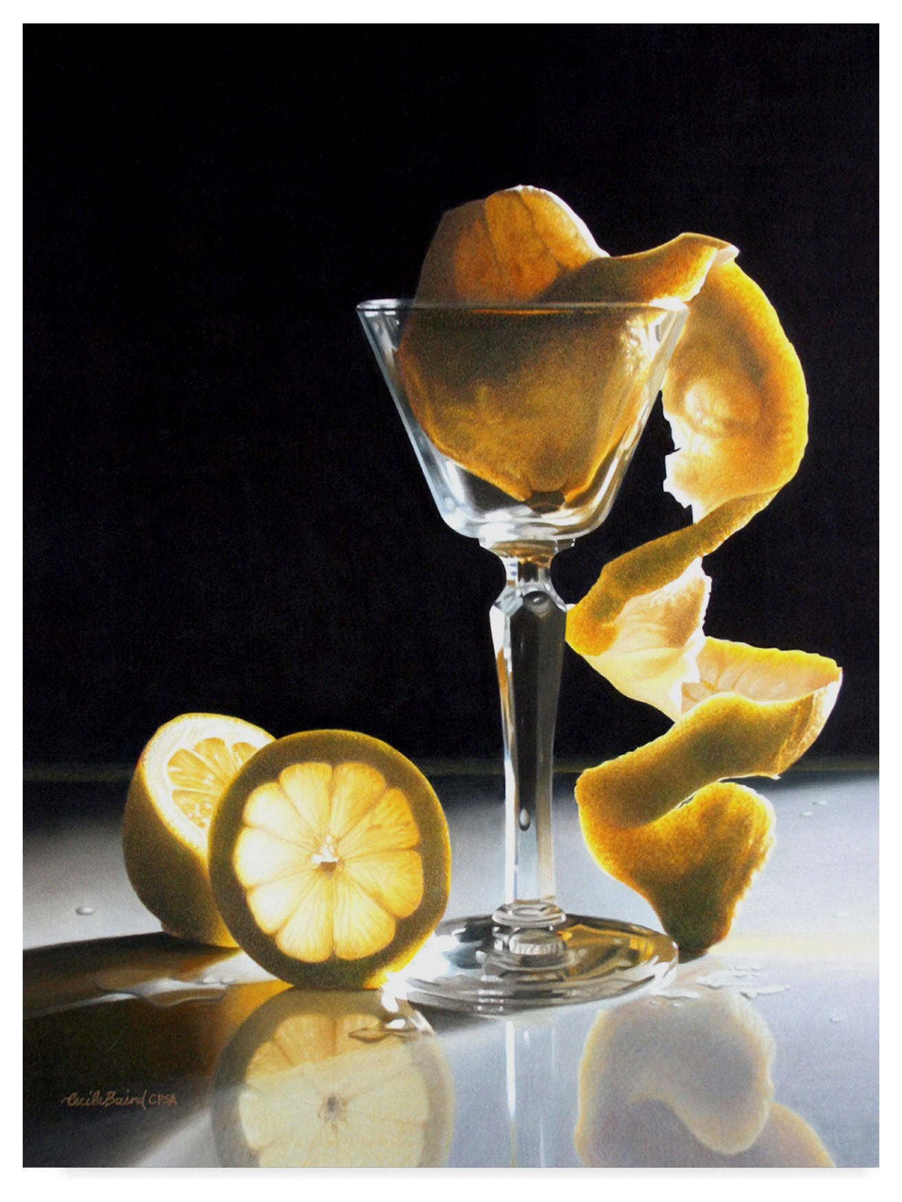 Cecile Baird 'Twisted Lemon' Canvas Art, 14"x19", 14"x19" - Farmhouse ...