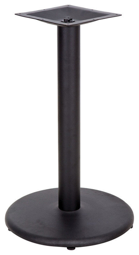 Table Base With 3'' Diameter Table Height Column, 24'' Round - Table ...