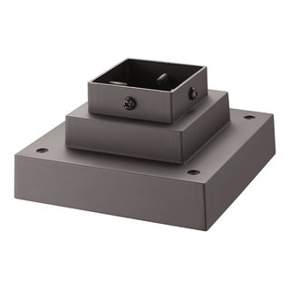 Z-Lite Outdoor Pier Mount, Deep Bronze, Sqpm-Dbz - Outdoor Flush-mount ...