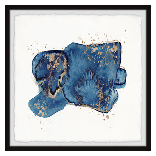 "Distorted Anomaly" Framed Painting Print, 24x24 - Contemporary ...