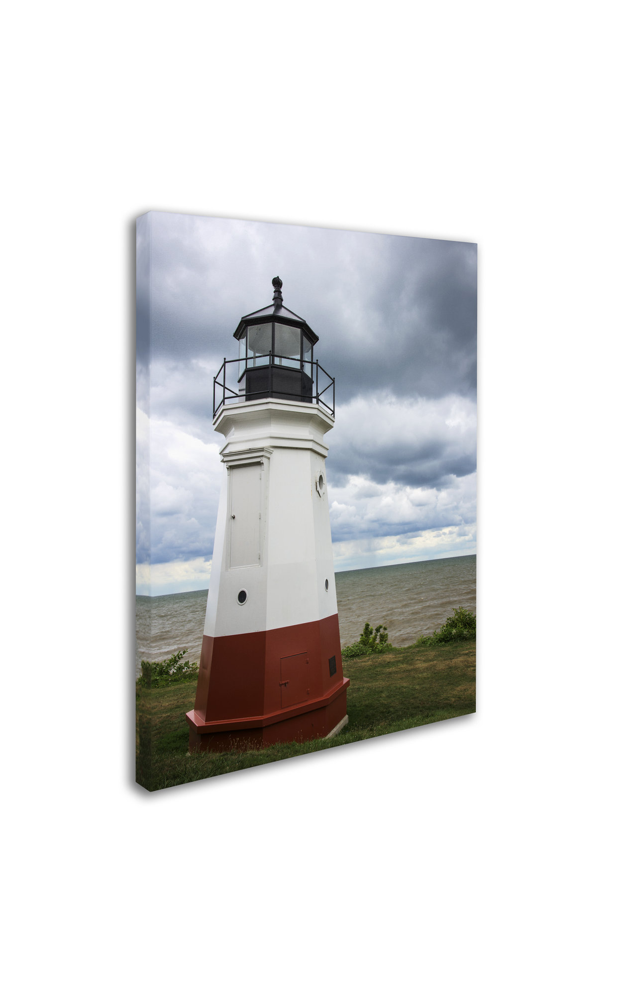 Kurt Shaffer 'Vermillion Ohio Lighthouse' Canvas Art, 32"x24 ...