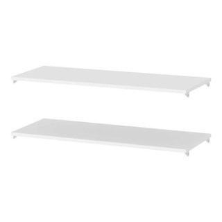 Tvilum Bright 2 Shelf Expansion Pack in White - Transitional - Display ...