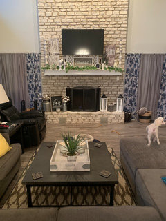 We need ideas for 20 foot tall wall. | Houzz Forum