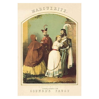 Marguerite: A Favorite Melody From Counod's Faust, 16" x 24" - Traditional - Prints And Posters ...