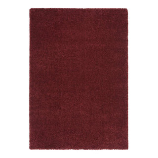 Safavieh August 6' x 9' Shag Rug in Burgundy, 6' x 9' - Contemporary ...