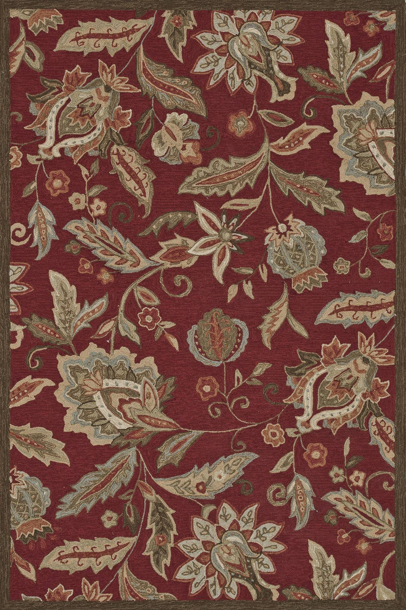 Loloi Summerton Collection Rug, Red, 2'-3" X 3'-9" - Traditional - Area ...